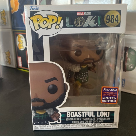 Funko | Toys | Funko Pop Boastful Loki Figure 222 Limited Edition 984 | Poshmark